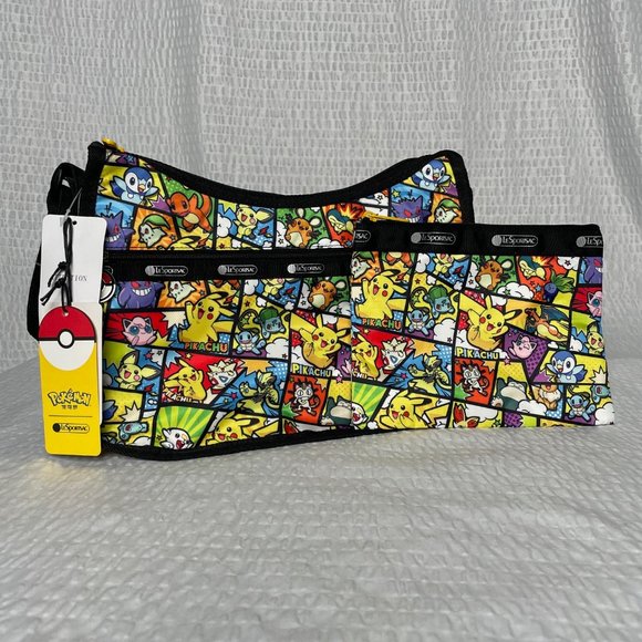 Lesportsac | Bags | Lesportsac Exclusive Pokemon Hobo Bag With Pouch ...